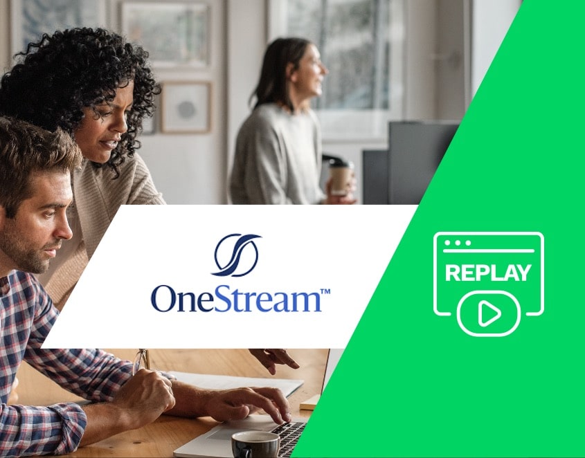 Webinar en replay : Optimisez vos processus EPM avec OneStream